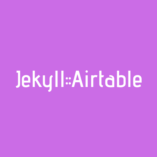 Jekyll Airtable logo | BuiltOnAir