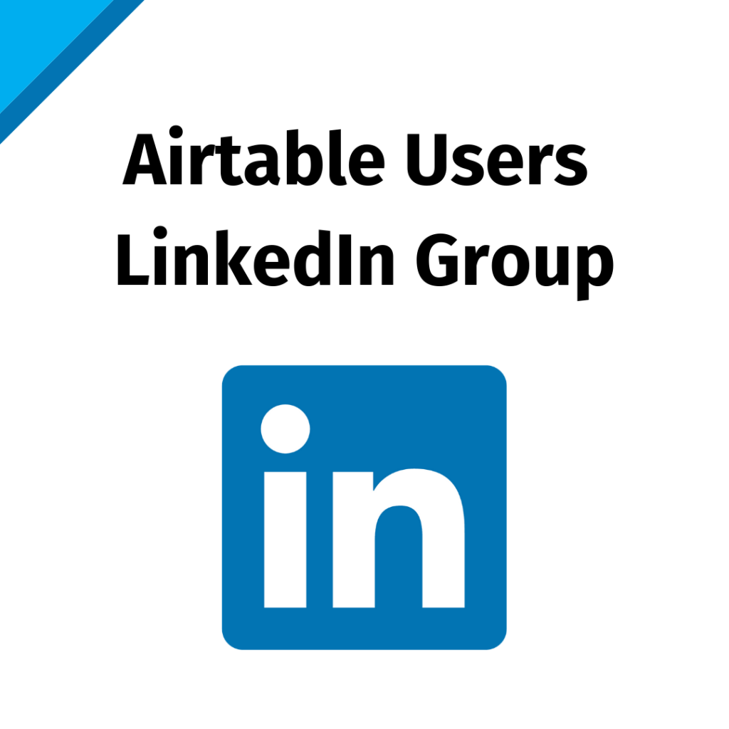LinkedIn Airtable Community Logo | BuiltOnAir